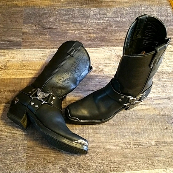 Texas Leather Manufacturing | Shoes | Texas 9 All American Usa Black ...